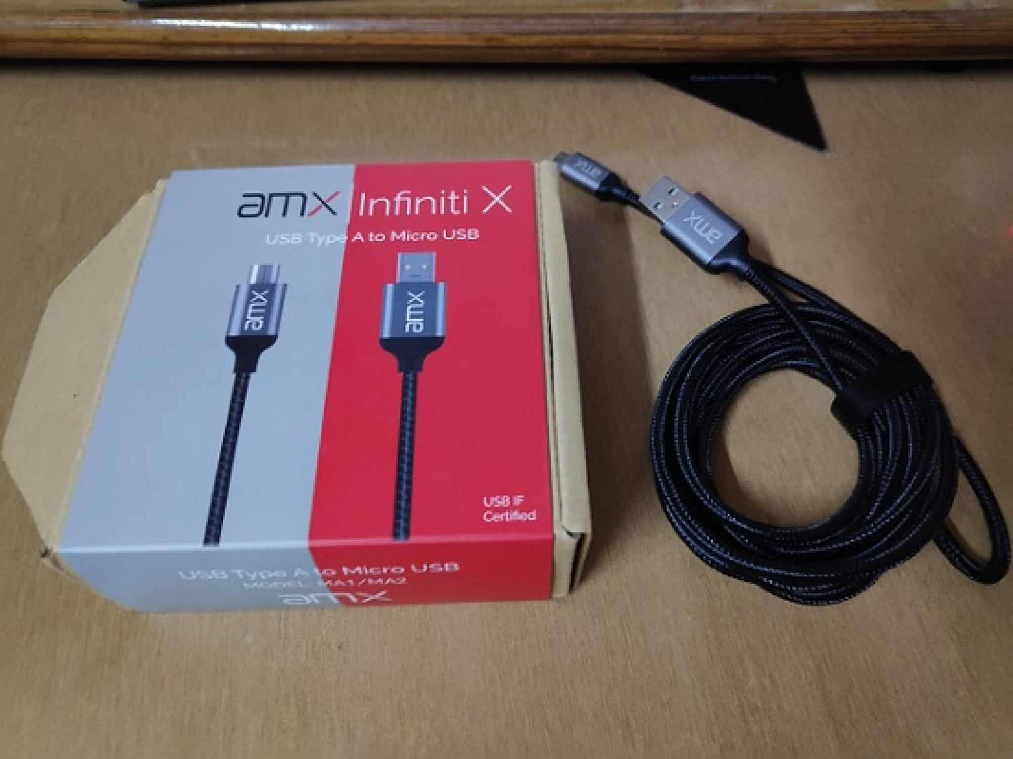 AMX Infiniti Micro USB Cable With Lifetime Warranty Review – Shubz