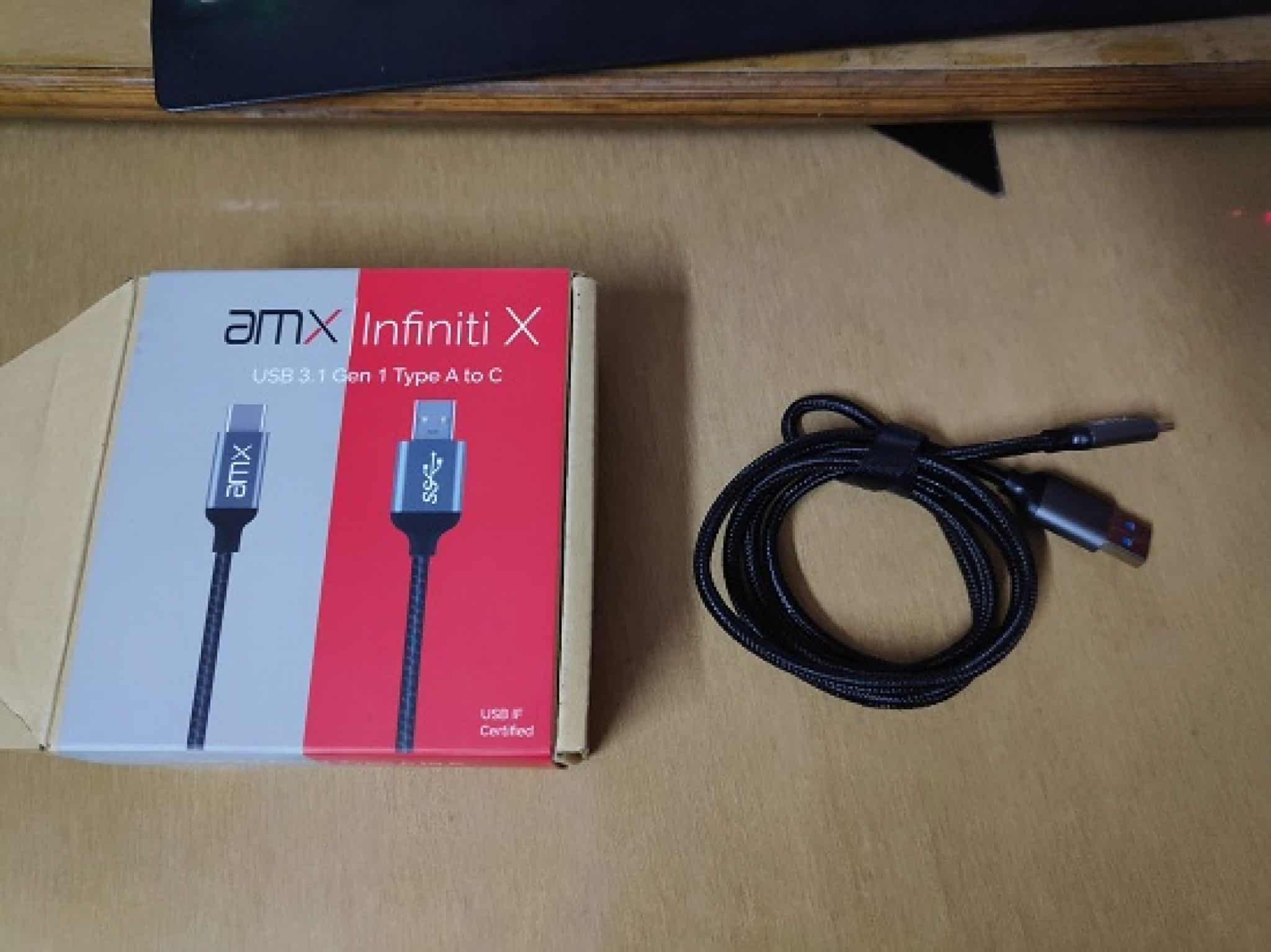 AMX Infiniti USB-A To C Cable Review - Shubz