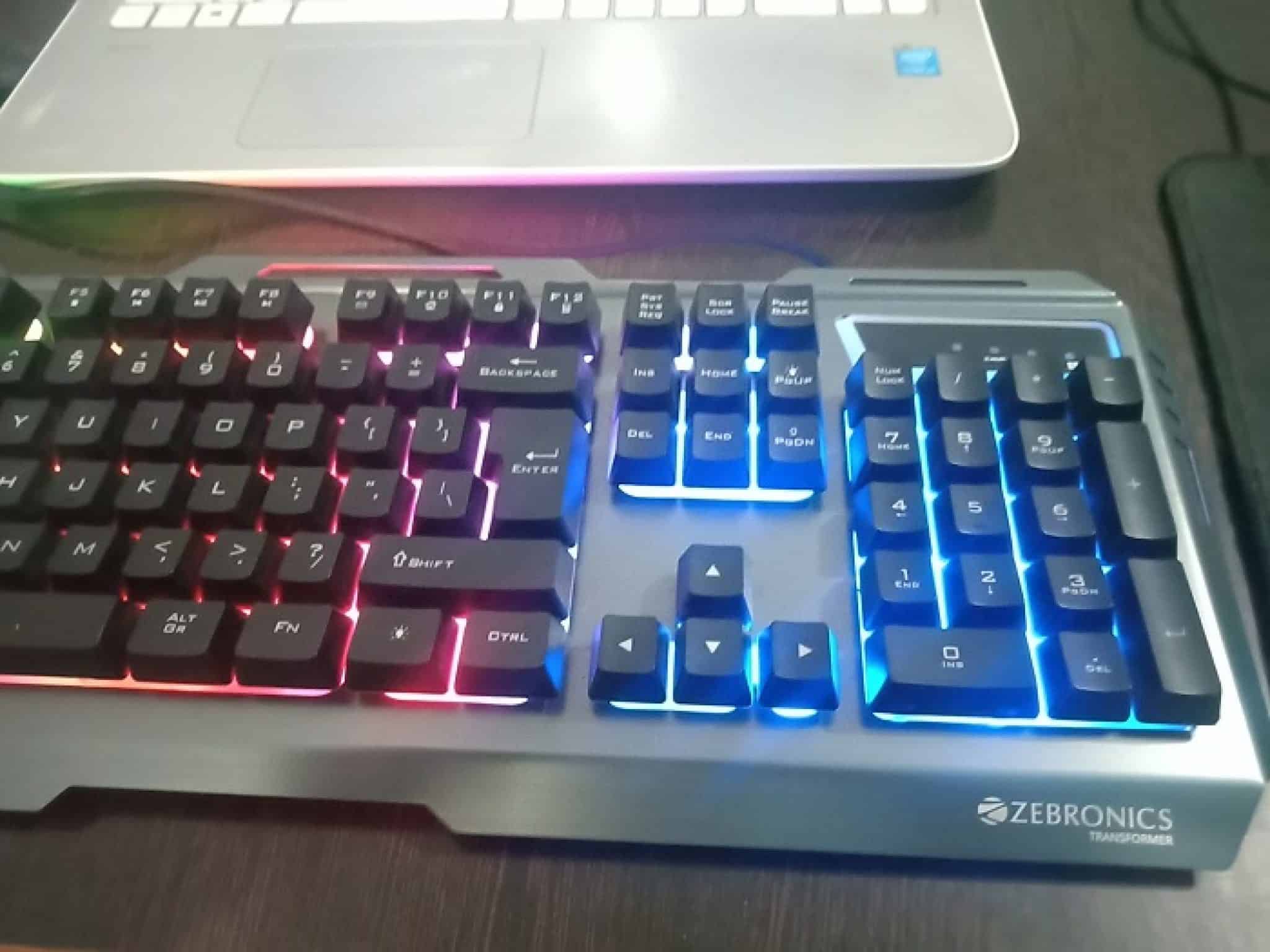 Zebronics Transformer Gaming Keyboard Review: A sturdy budget Combo – Shubz